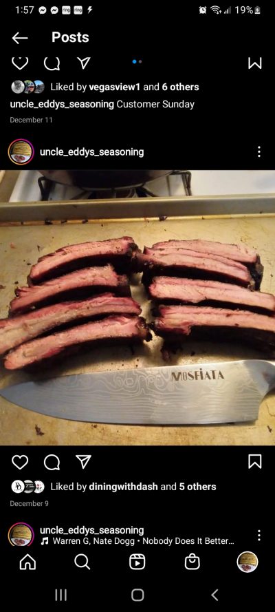 Smoked baby back ribs – Uncle Eddy's All Purpose Seasoning